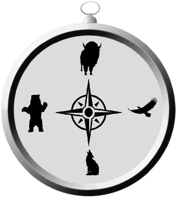 Native American Compass Pointing West
